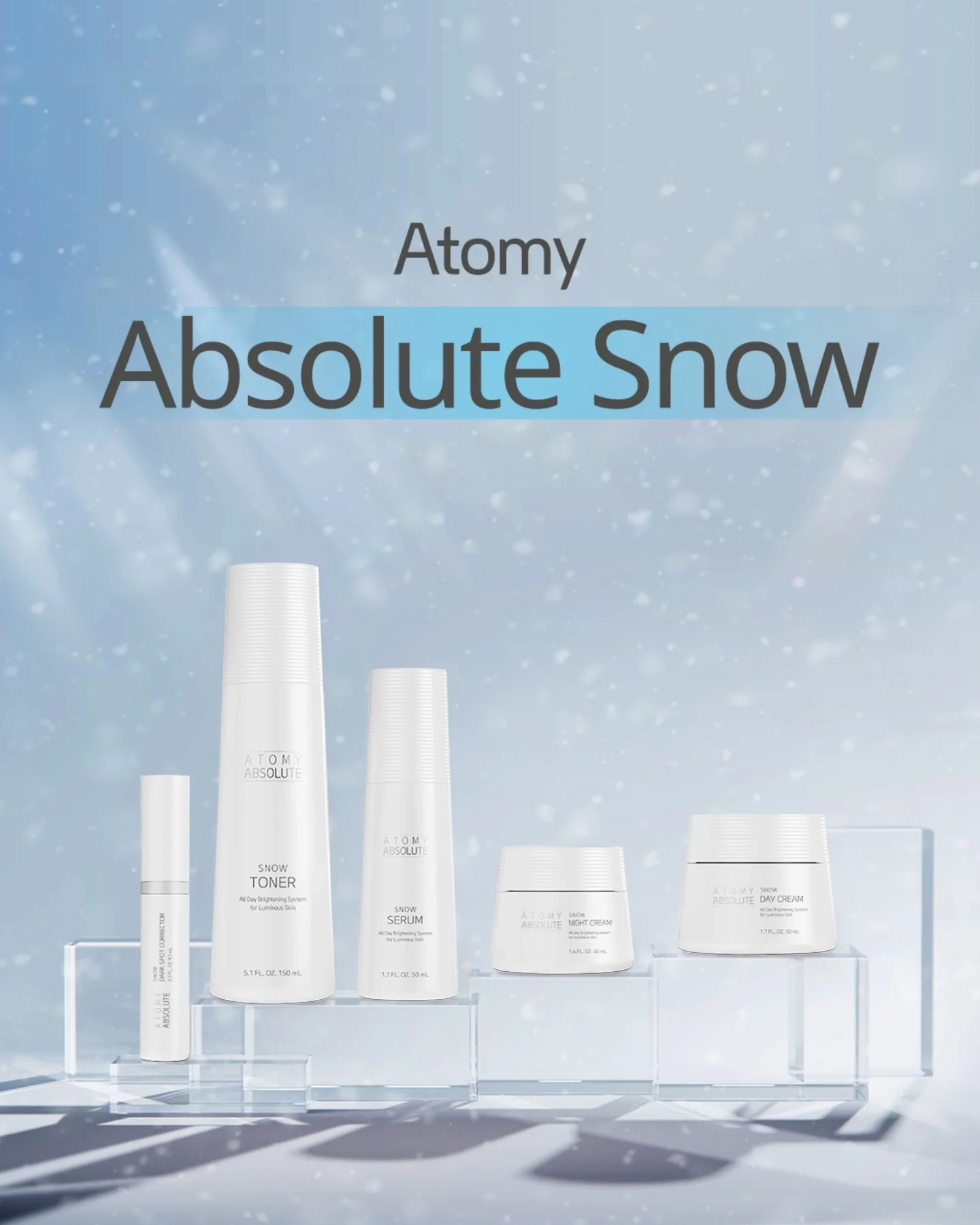 Snow Absolute Atomy contra manchas escuras e melasma - Produtos Atomy Consultor Independente
